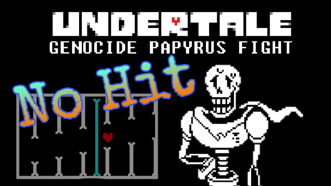 No Hit Undertale: Genocide Papyrus (DEMO) |Undertale Fan-Game| - YouTube