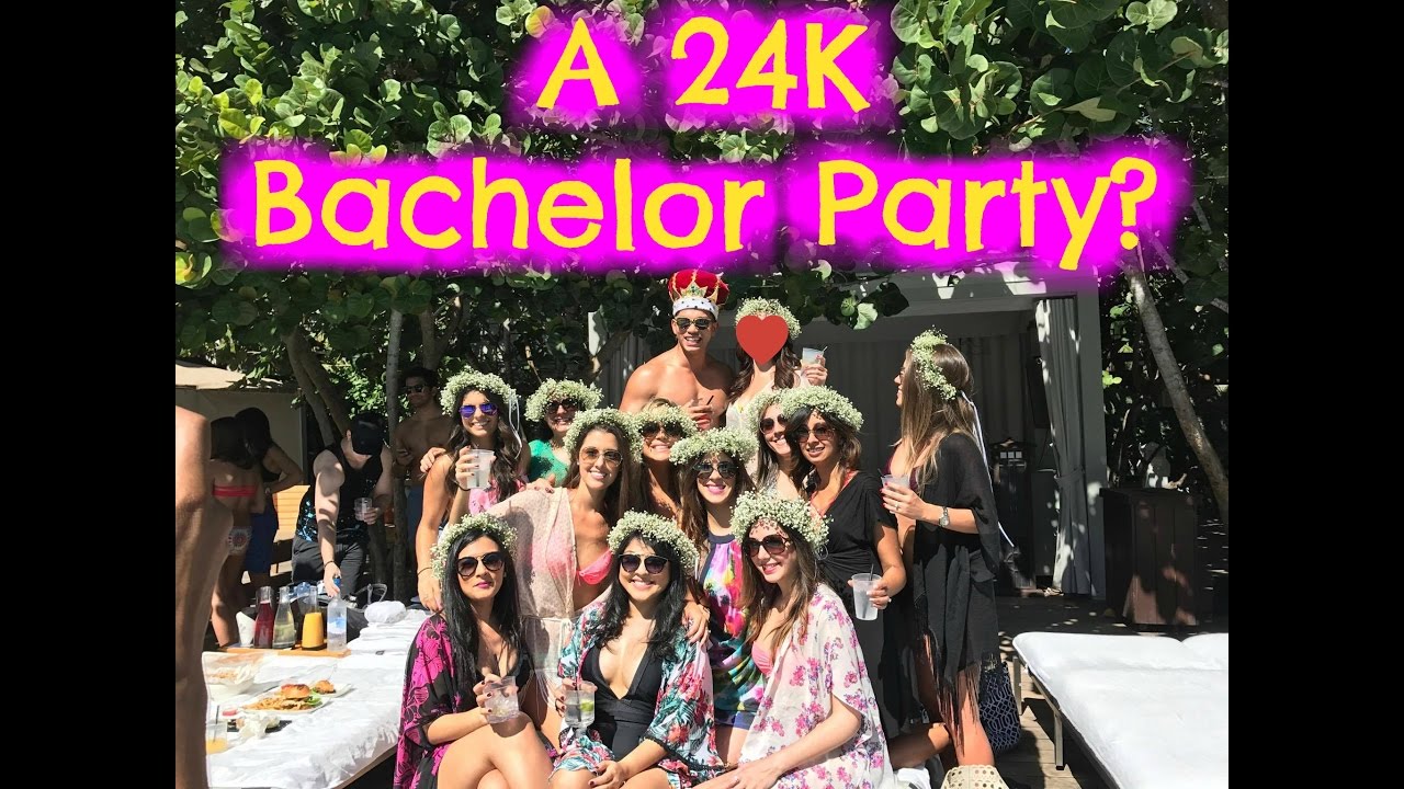 A 24K BACHELOR PARTY? | MIAMI, FL - YouTube