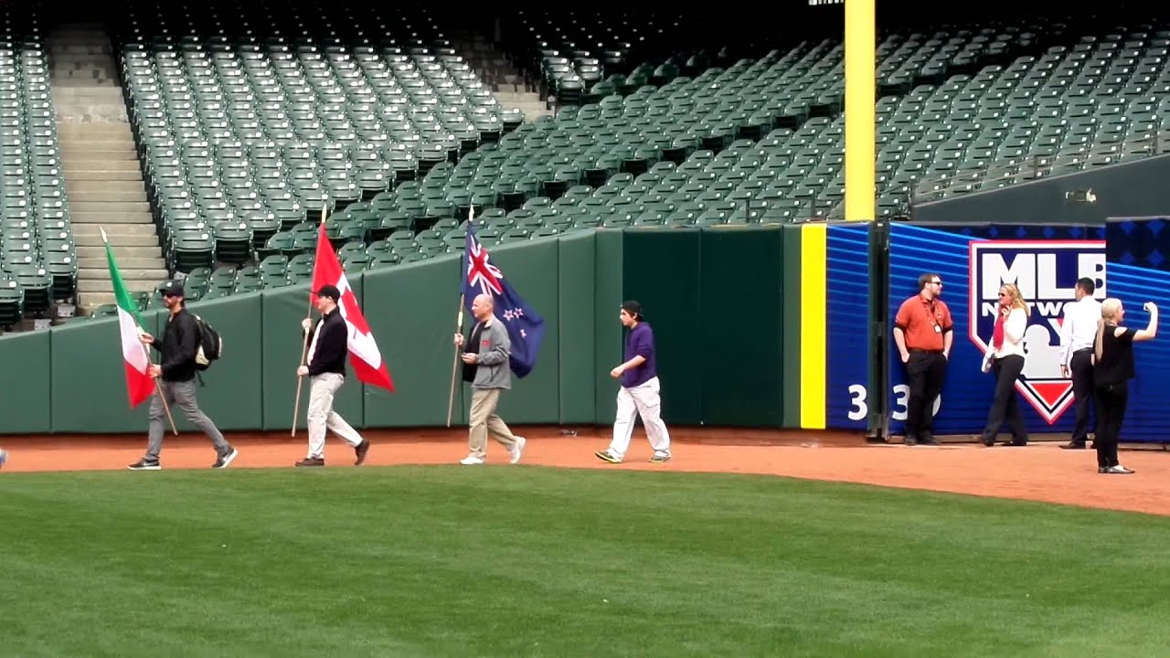 2013 World baseball classic WBC Champion Round Pregame Ceremony ...