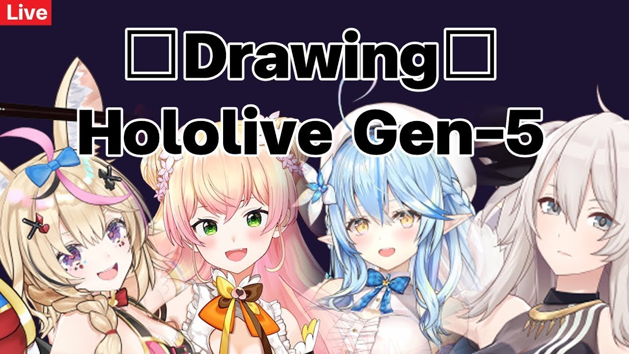 【Drawing】Hololive Gen-5 - YouTube