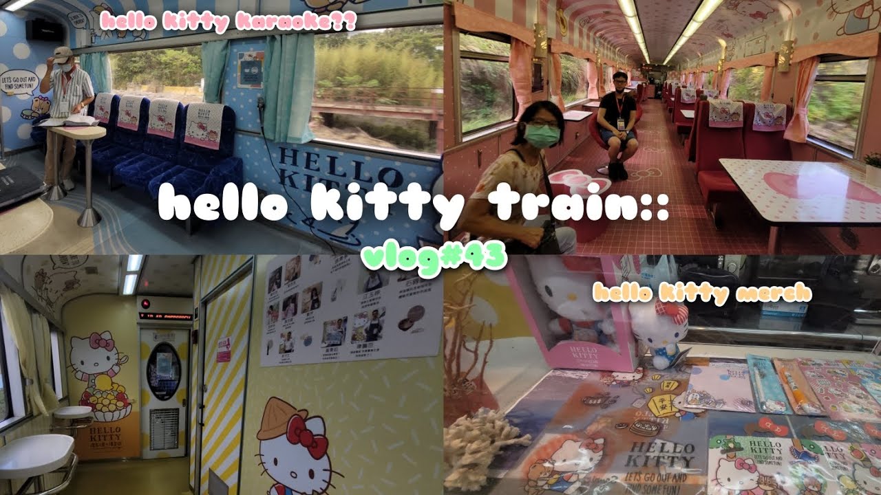 VLOG#43:: hello kitty train, hello kitty merch, mountains, oceans, food ...