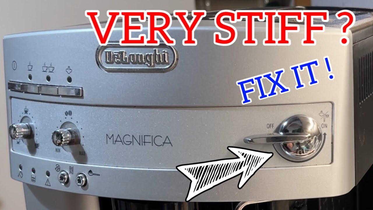 How to Repair Stiff Steam Knob and replace steam wand seals - YouTube