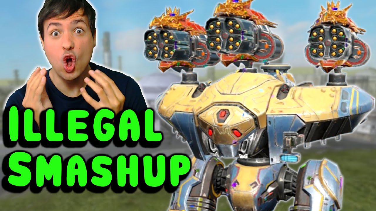 ILLEGAL SHARANGA SMASHUP! War Robots Fun Titan Gameplay WR - YouTube
