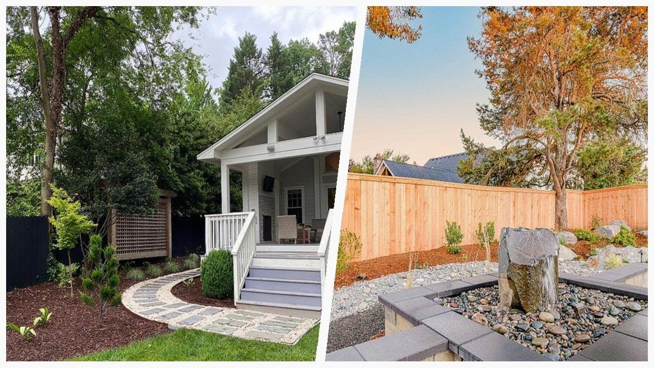 75 Wood Fence Landscaping With A Fire Pit Design Ideas You'll Love 😊 ...