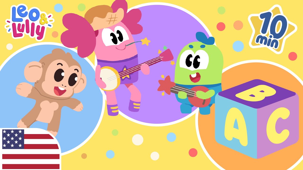 10 MIN MÚSICAS EM INGLÊS | VOL. 01 | OLD MCDONALD, ALPHABET SONG E ...