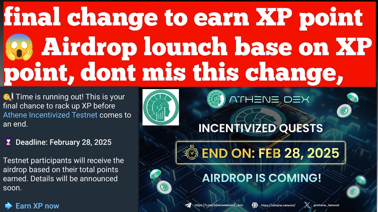 Athene network new update | athene network dex xp point claim | athene ...