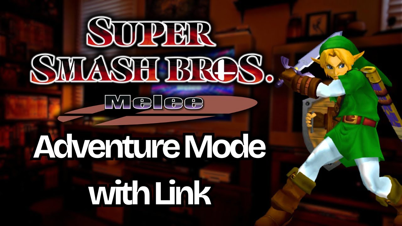 Super Smash Bros. Melee Adventure Mode (Normal) with Link - on a CRT ...