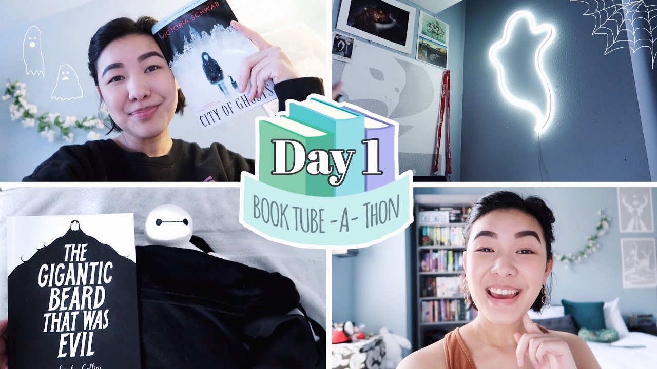 SPOOKY READING & CHALLENGE FAILURE | booktubeathon reading vlog 1 - YouTube