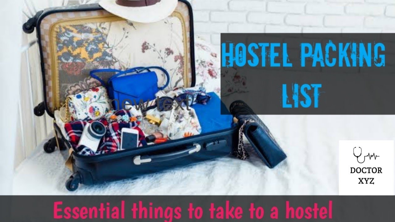 Hostel packing list ll medical, engineering,agri etc college essential ...