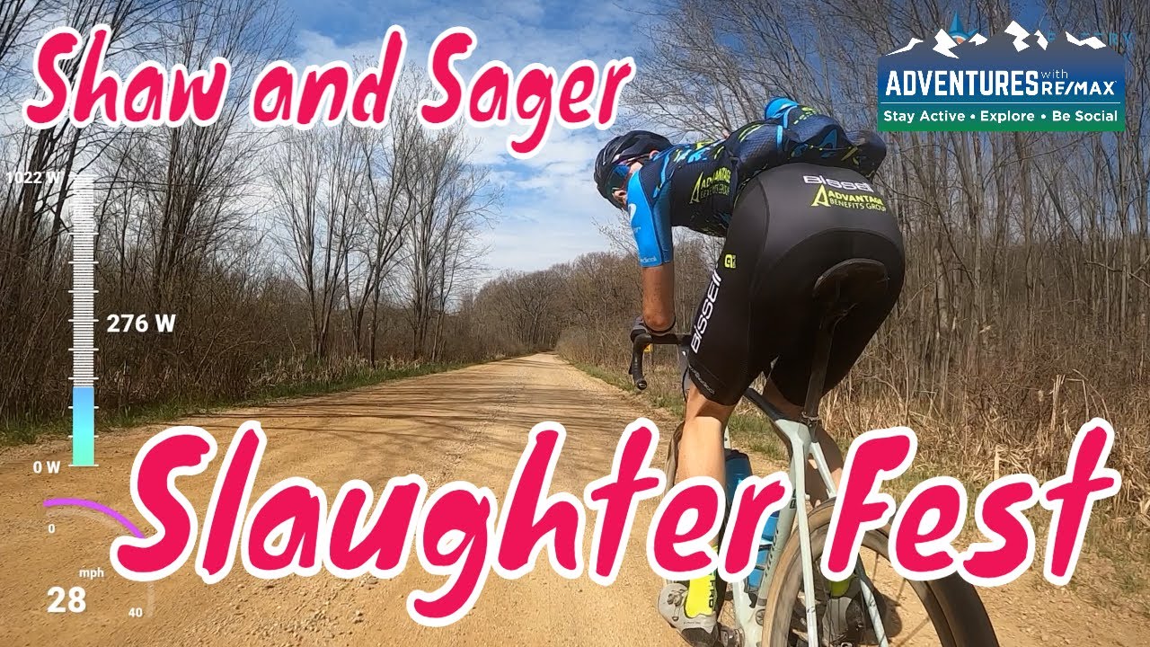 Barry Roubaix 2023 interviews | Shaw and Sager Slaughter Fest - YouTube
