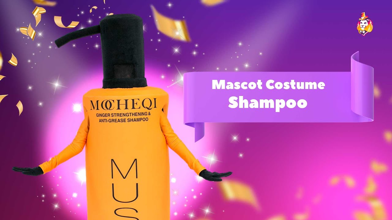 Shampoo Mascot Costume - YouTube