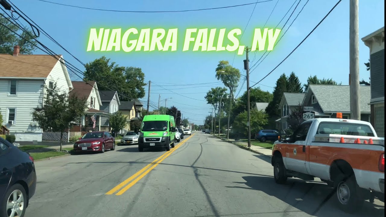 Niagara Falls, New York, USA | Close to the border with Canada - YouTube
