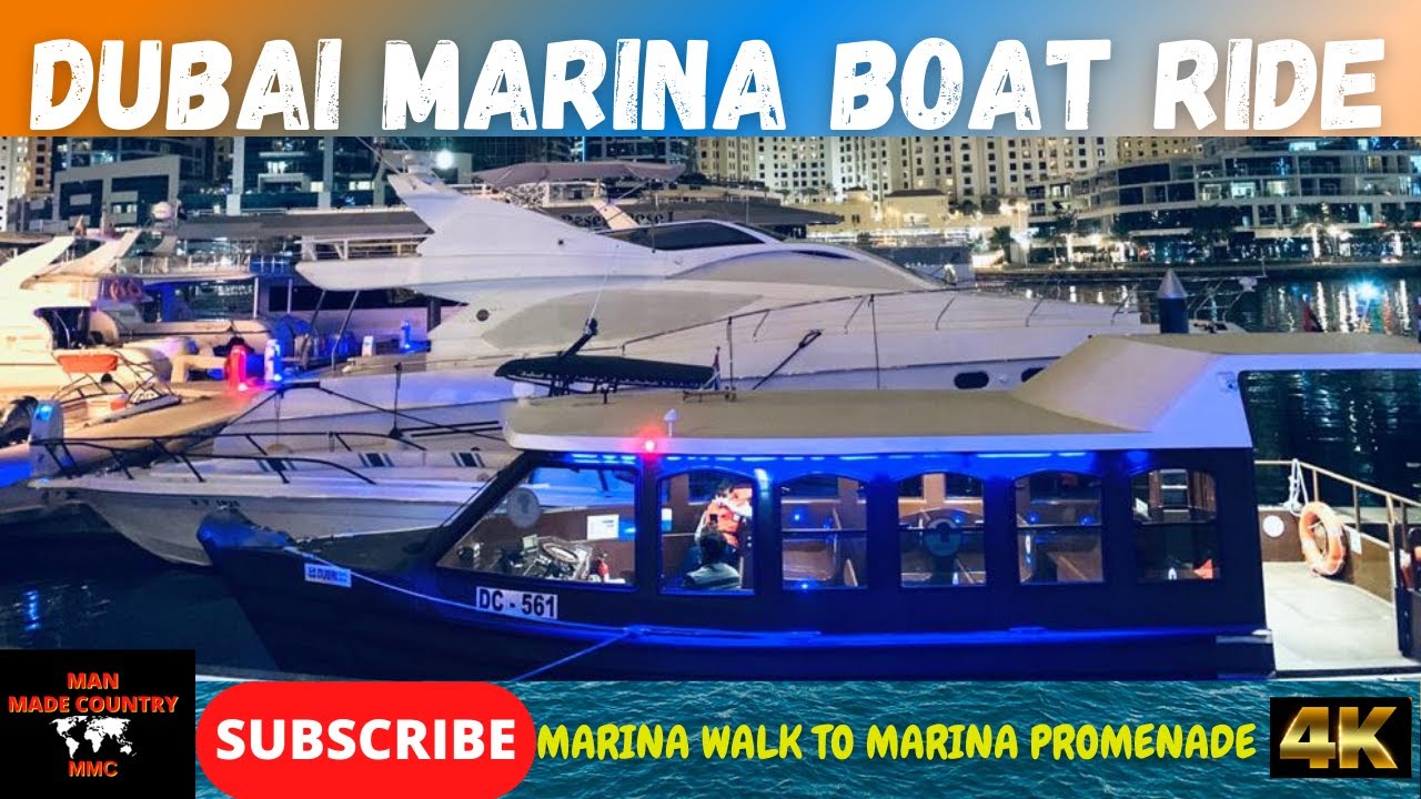 AMAZING RTA BOAT RIDE MARINA WALK TO MARINA PROMENADE For AED 8.00 ($2. ...