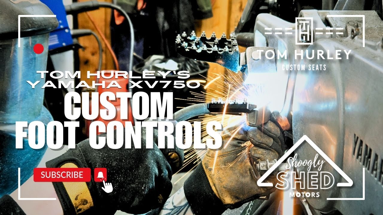 MOTORCYCLE CUSTOM FOOT CONTROLS - Yamaha XV750 Shoogly Shed Motors/Tom ...