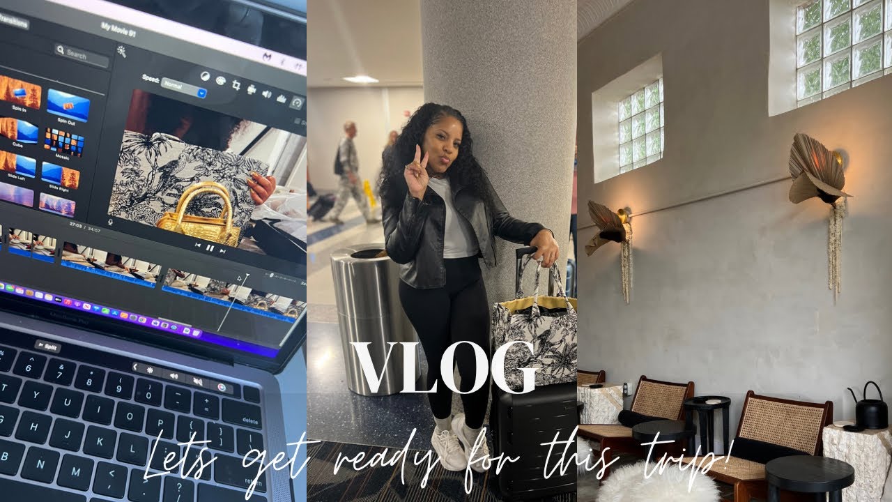 VLOG! LETS GET READY FOR THIS TRIP+ WE HIT 5K!!! - YouTube