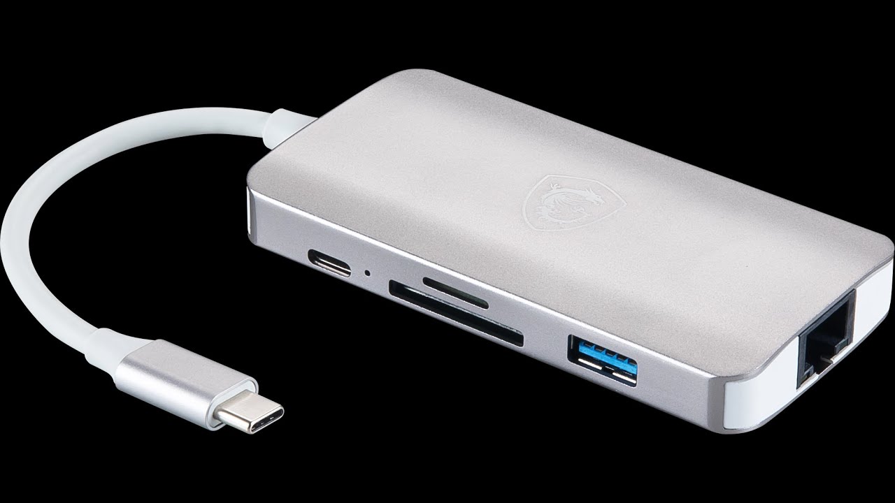 MSI 9 in 1 TypeC Multi port Hub Review - YouTube
