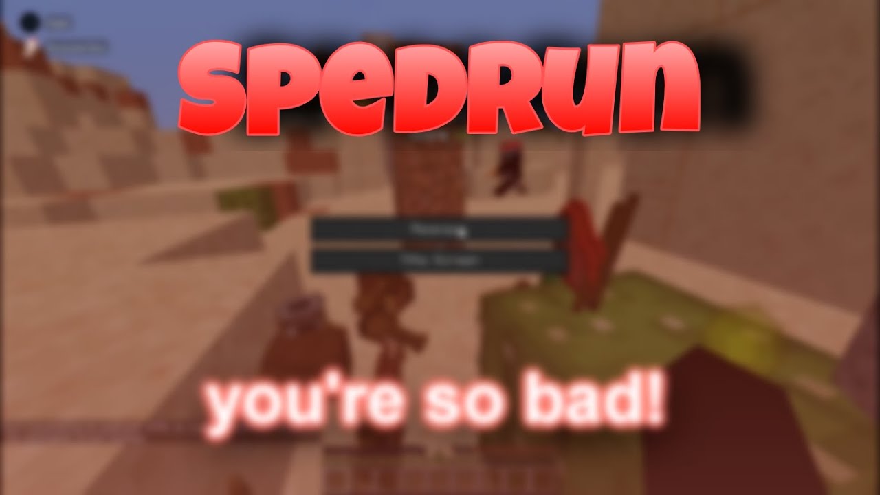 Minecraft Spedrun with a pro speedrunner - YouTube
