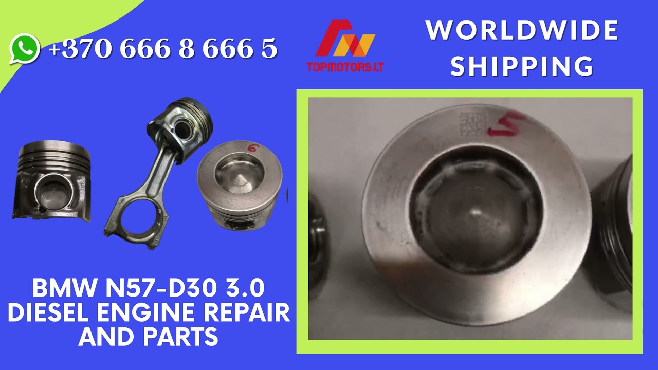 BMW N57 D30 3 0 Diesel Engine Repair And Parts - YouTube