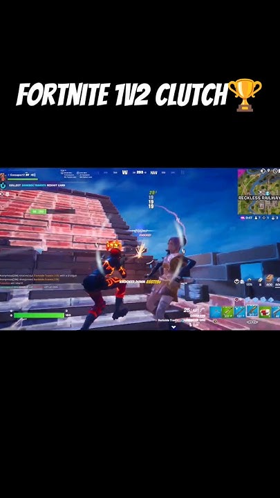 Fortnite 1V2 clutch #fortnite #gaming #music #music - YouTube