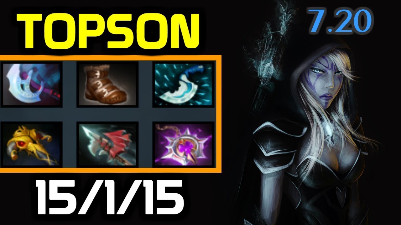MID Drow vs Tinker - New ULTRA-FAST Farming Drow 7.20 - TOPSON Drow ...