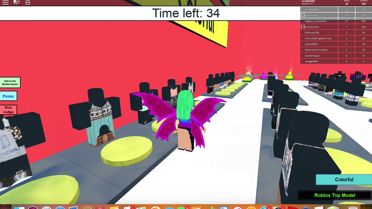 Roblox Top model RunWay - YouTube