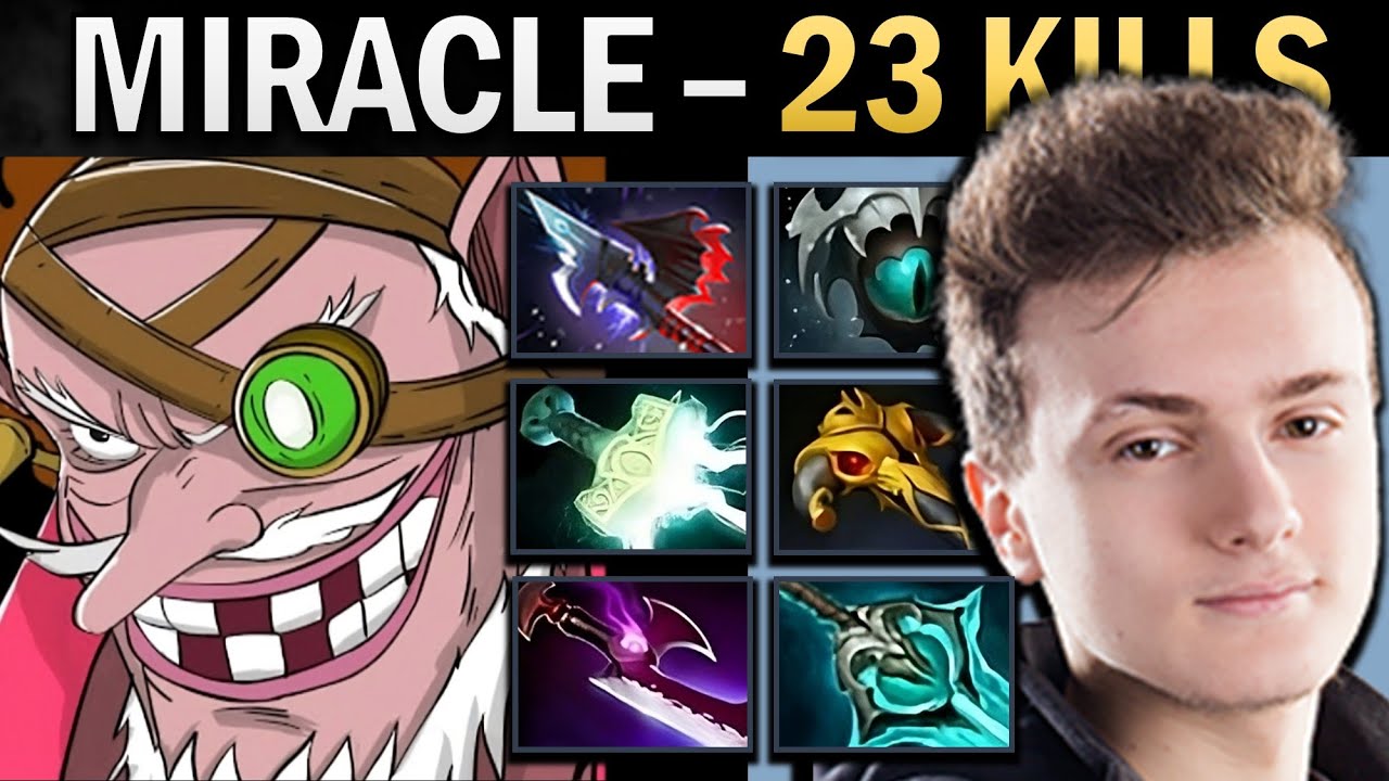 Sniper Dota Miracle with 23 Kills and Silveredge - TI13 - YouTube