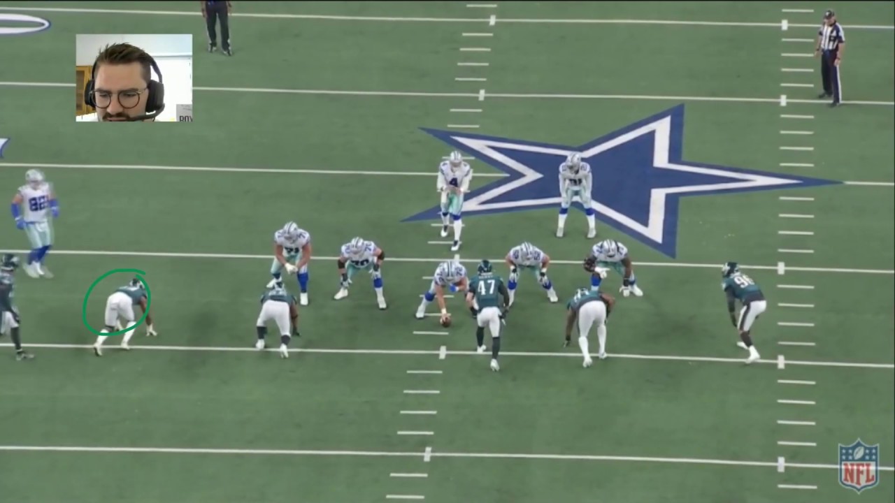 Josh Sweat vs Cowboys 2019 - YouTube