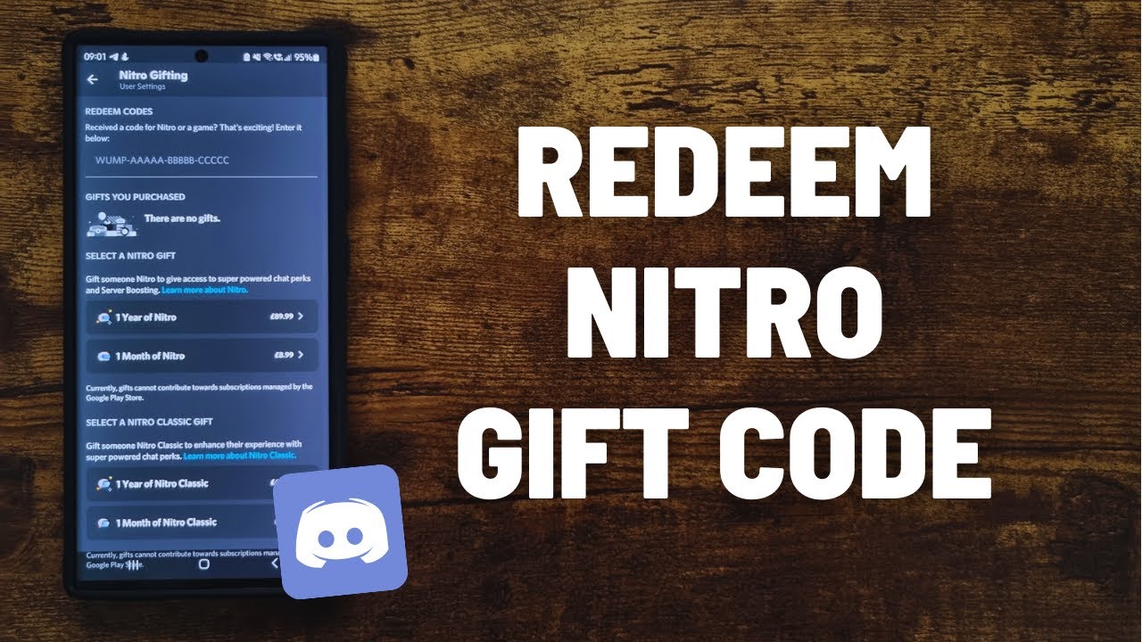How to Redeem Nitro Gift Code on Mobile App (2023) - YouTube