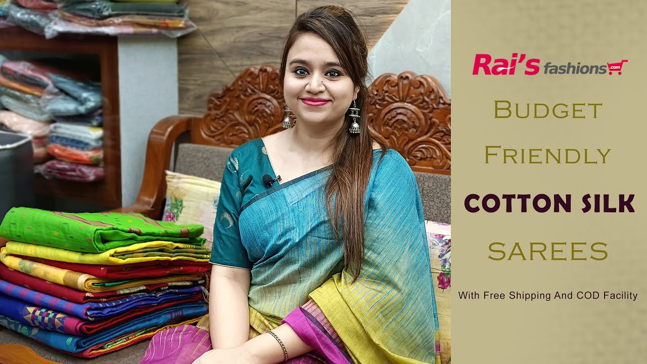 Budget Friendly Cotton Silk Sarees - Smart Regular Wear And Office Wear ...