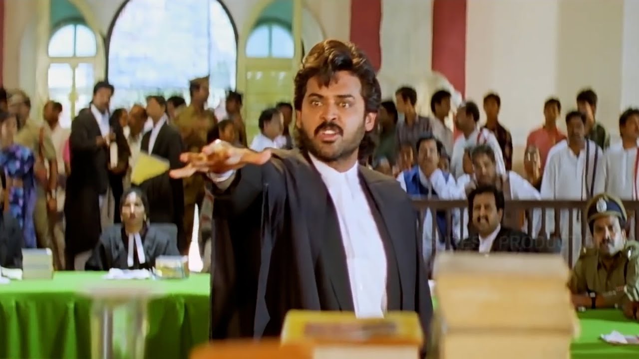 Dharma Chakram Movie Powerful Court Room Scene | Venkatesh | SP Shorts ...