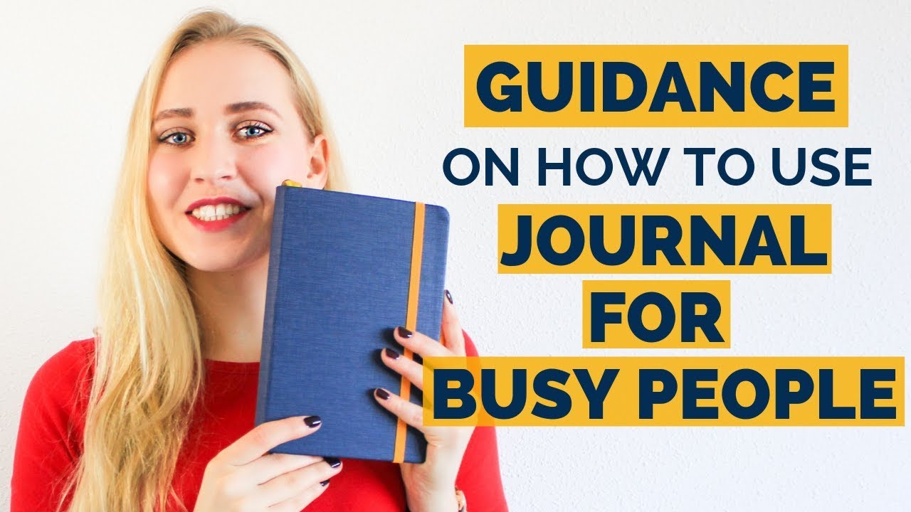 How to Use Journal for Busy People - YouTube