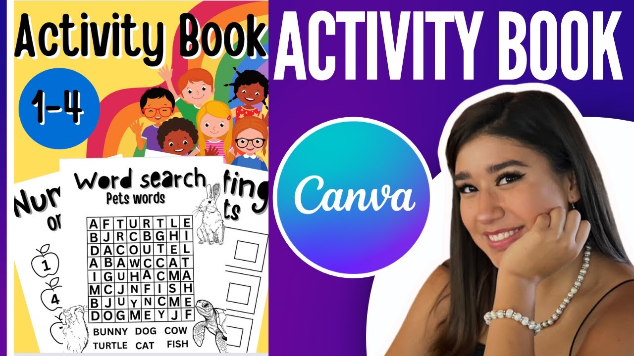 How to make an activity book on Canva (Step-by-step for beginners in ...