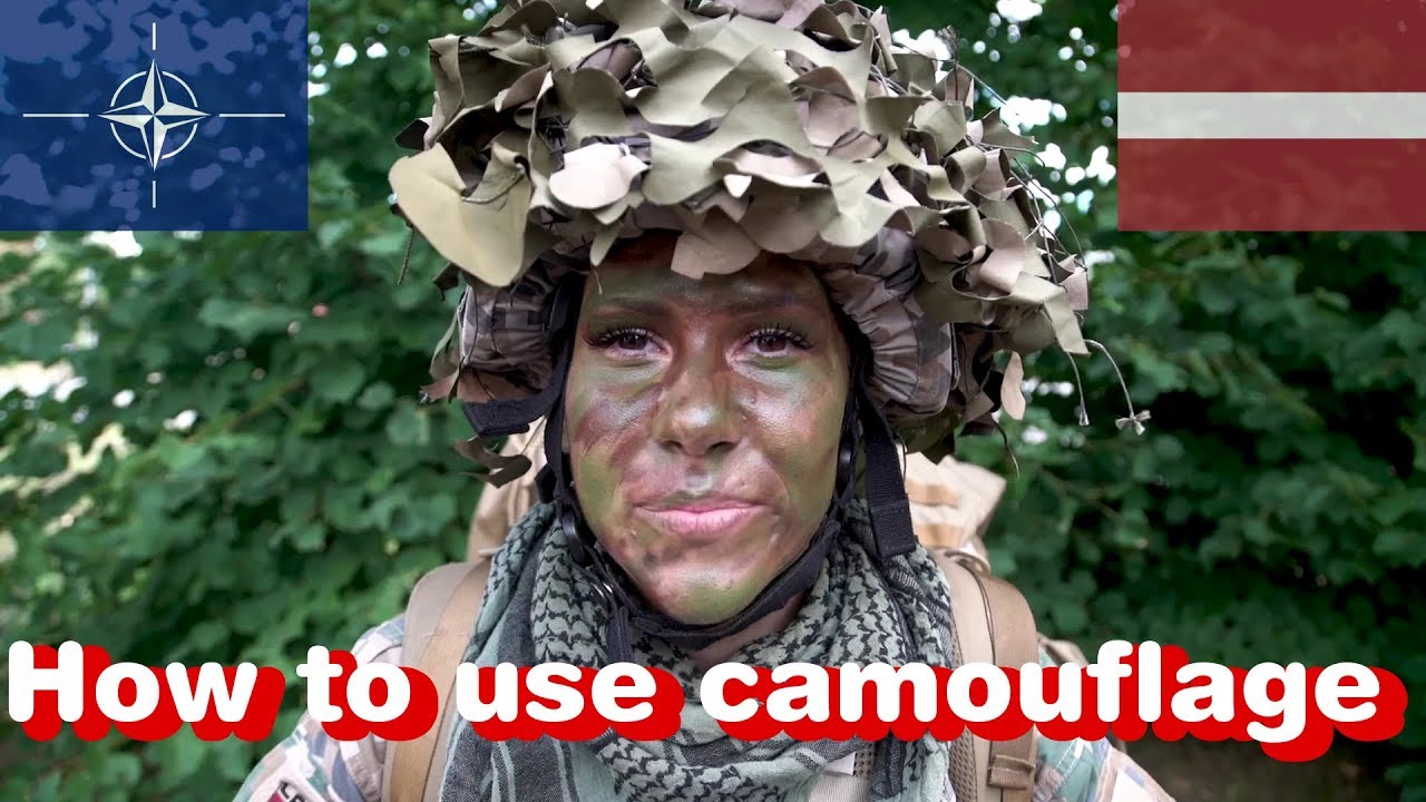 Face painting : Camouflage tutorial - YouTube