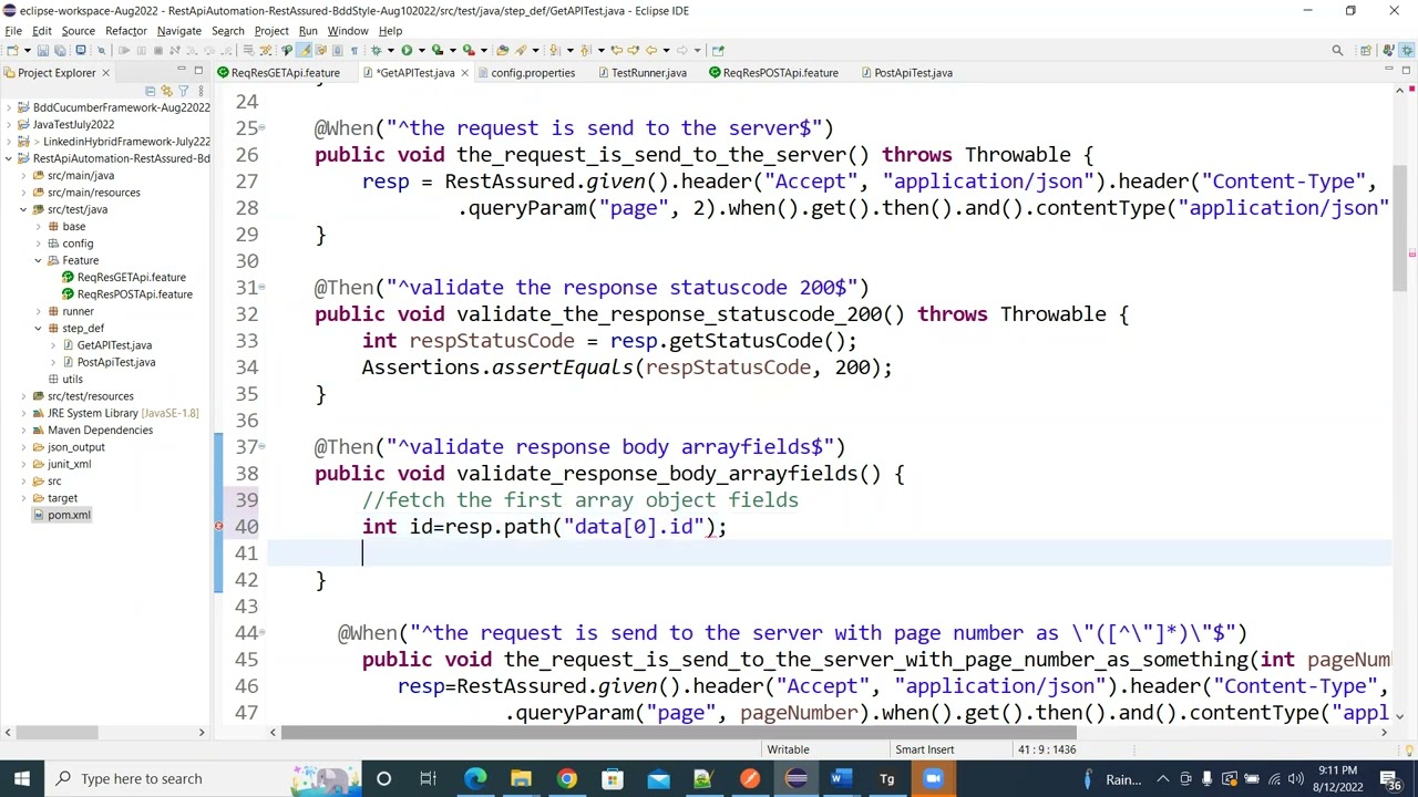 Restassured How To Validate Response Body Array Elements Get Api Part4