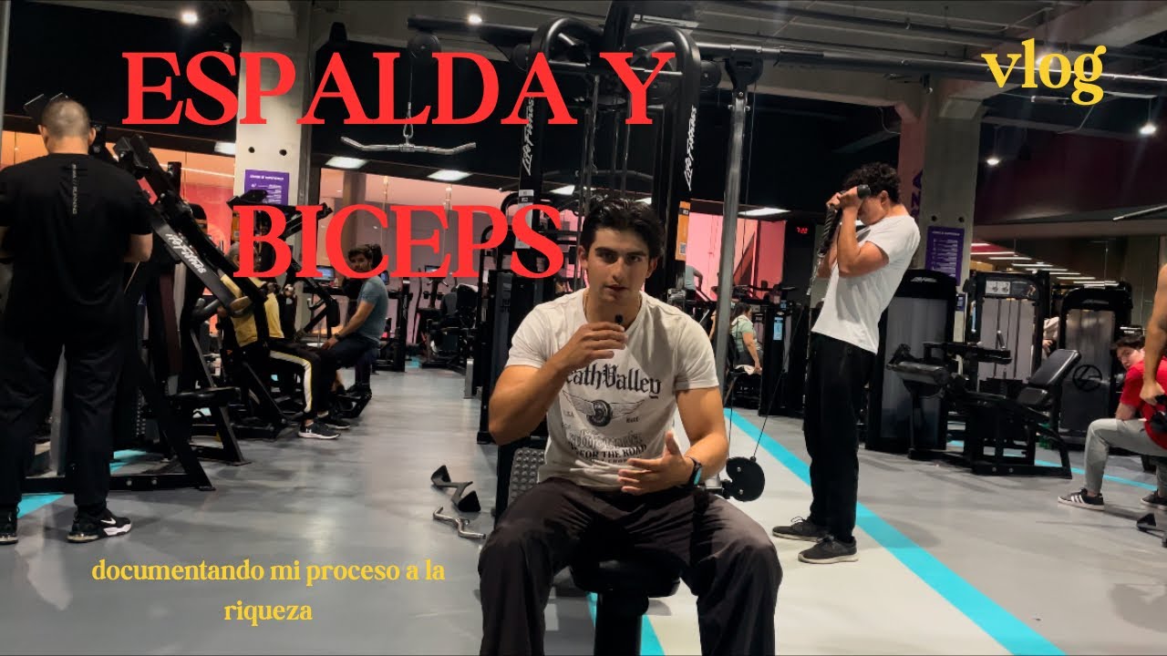 Entrena Conmigo: Espalda y Bíceps 💪🏻 - YouTube