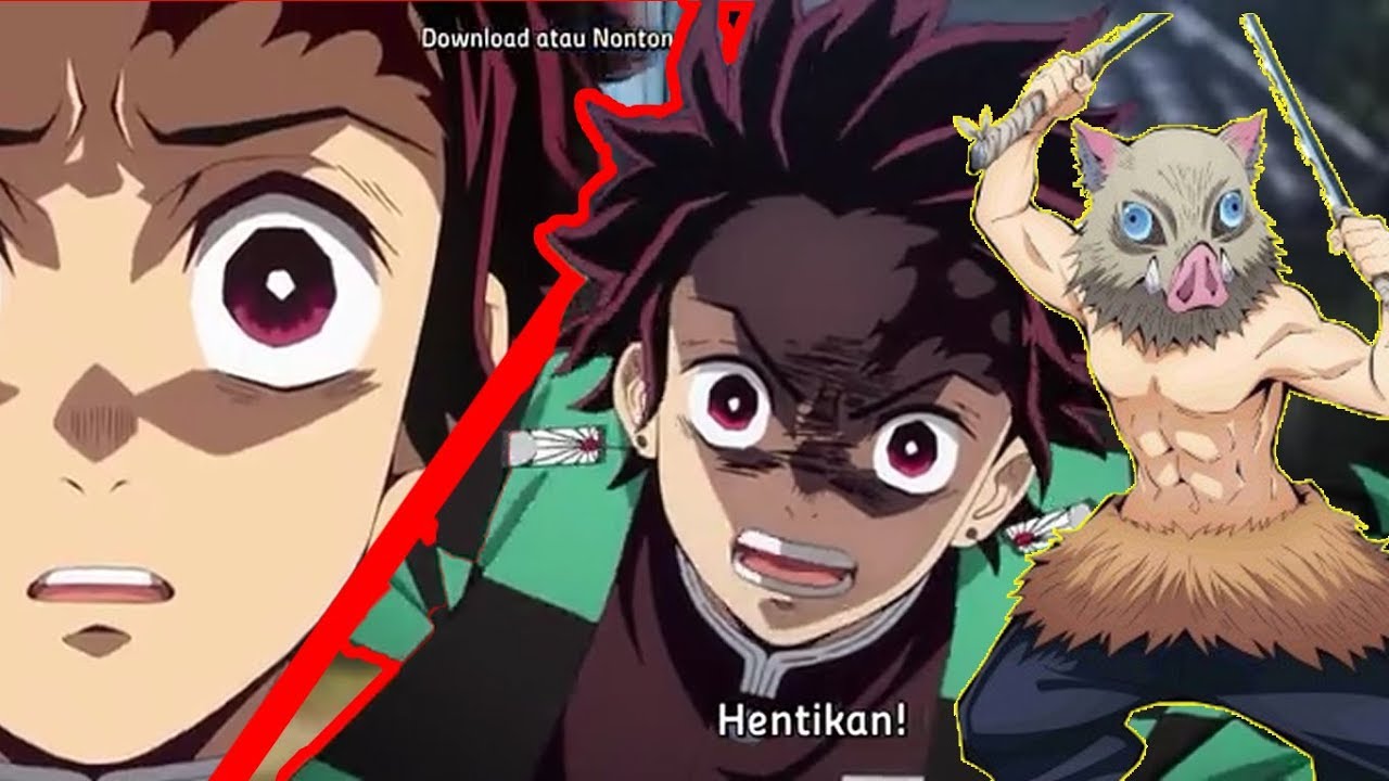 DUEL MAUT ! Tanjiro VS Inosuke Full Fight || Re-upload - YouTube