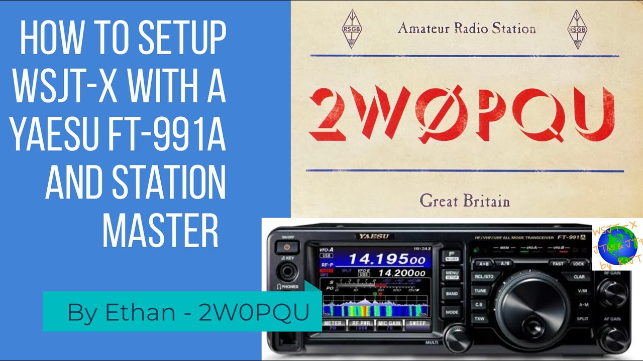 Setting up WSJT-X with Station Master and a Yaesu FT-991A - YouTube