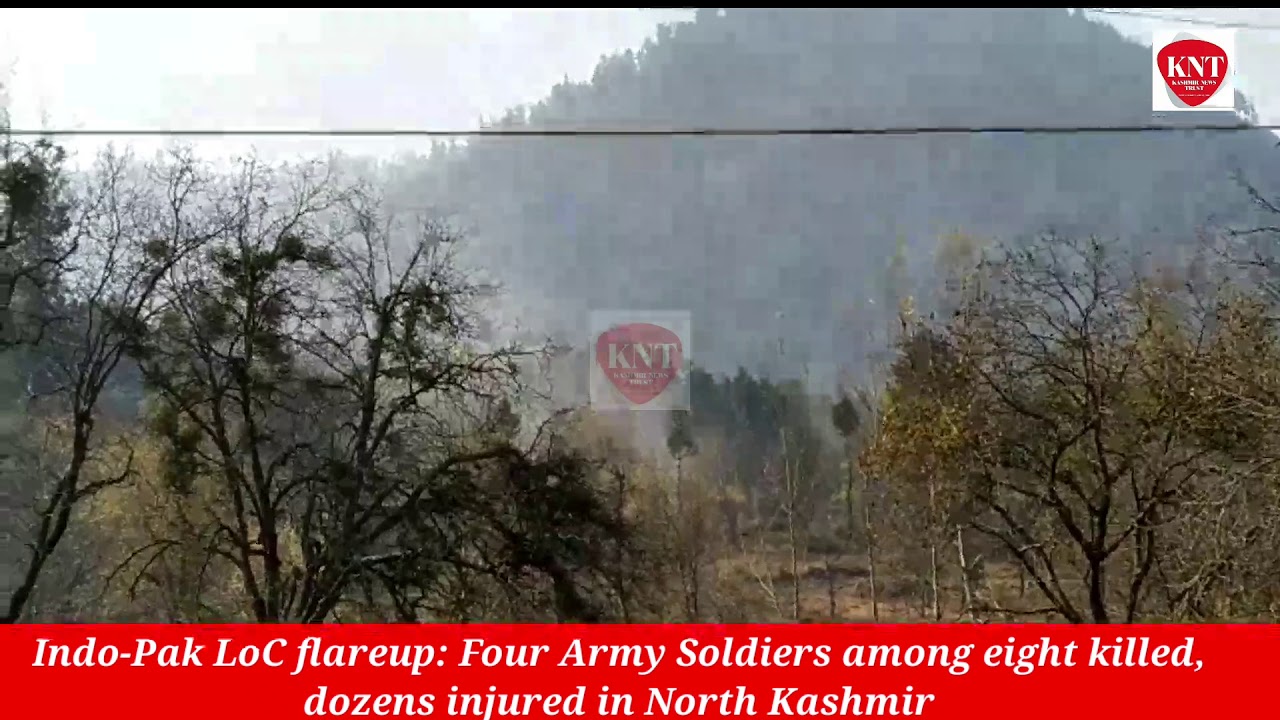 India Pakistan trade massive shelling along LoC in Kashmir - YouTube