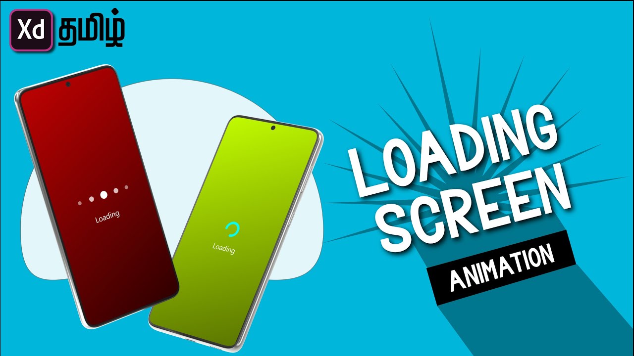 How to create a loading screen in xd | Tamil | Create loading animation ...