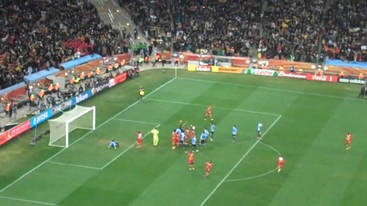 Suarez Hand-Ball and Red Card - Ghana v. Uruguay - World Cup 2010 - YouTube