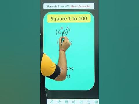 SQUARE TRICK, How to Find a Square of any Number, Easy trick of square ...
