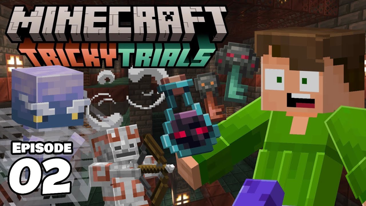 TRIAL CHAMBER CHAOS! | Minecraft Tricky Trials - Episode 2 - YouTube