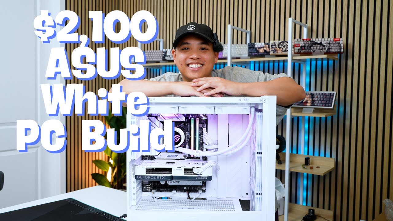 $2,100 White PC Build from ASUS - YouTube
