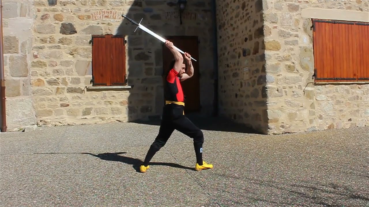 Half Swording Drill (with blunt longsword) - YouTube