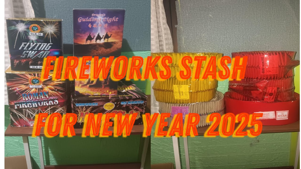 Fireworks For New Year 2025 Second Fireworks Stash GLK Dragon LF ...