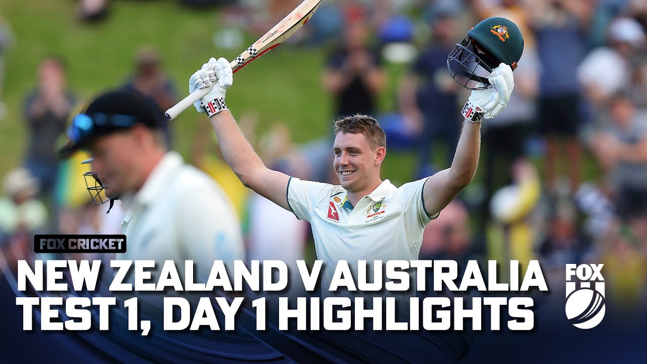 New Zealand v Australia - First Test, Day 1 Full Match Highlights I 29 ...