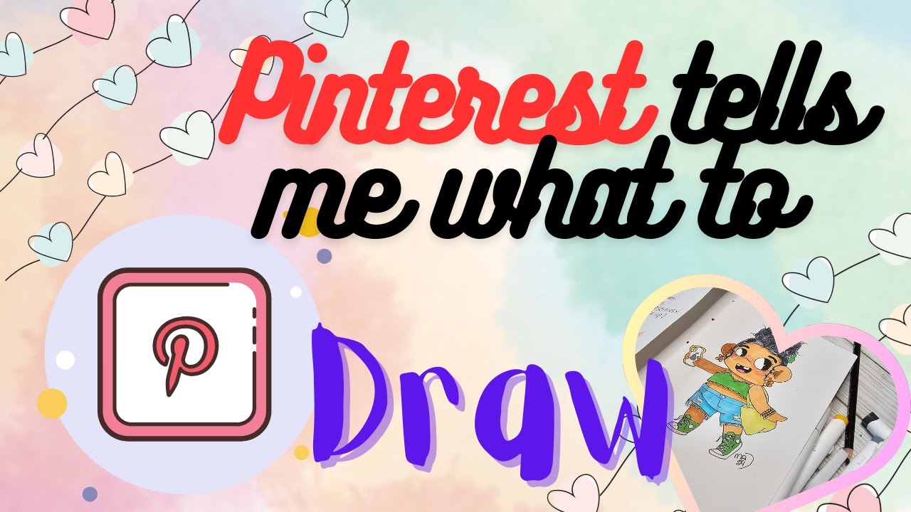 Drawing everything PINTEREST tells me to! - YouTube