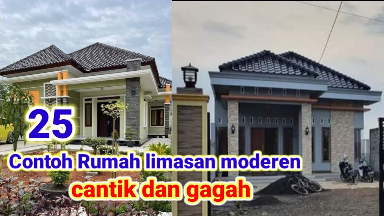 Contoh Rumah mini malis moderen cantik dan gagah - YouTube