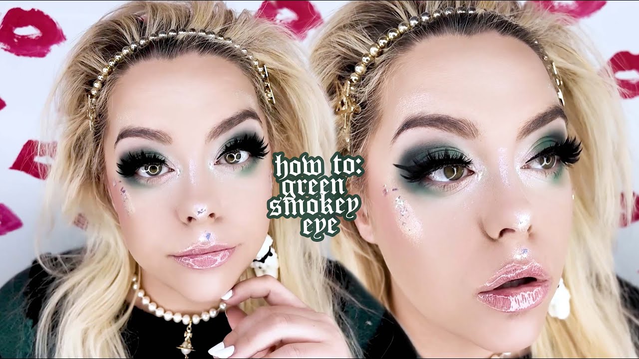 How To: Green Eyeshadow Look! 💚 | Nicole Matthews | - YouTube