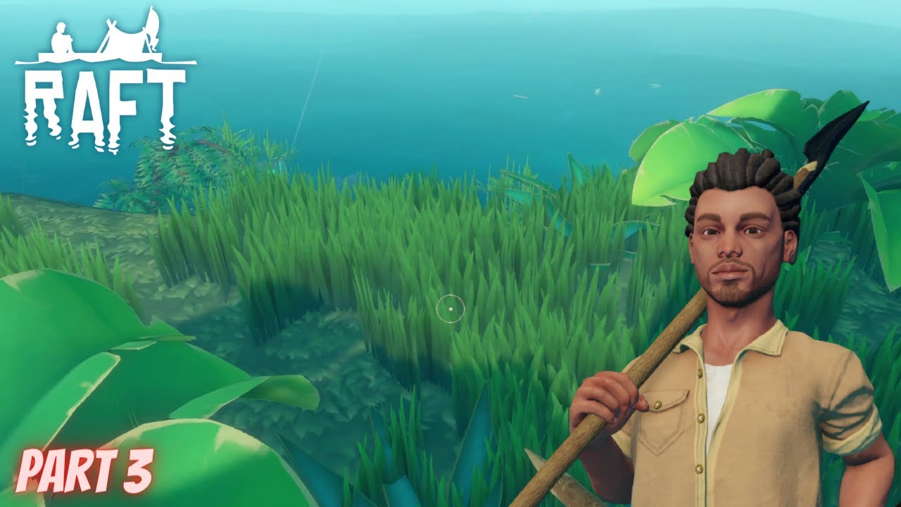 The ISLAND | Lets play RAFT Part 3 (Raft) (Solo) - YouTube